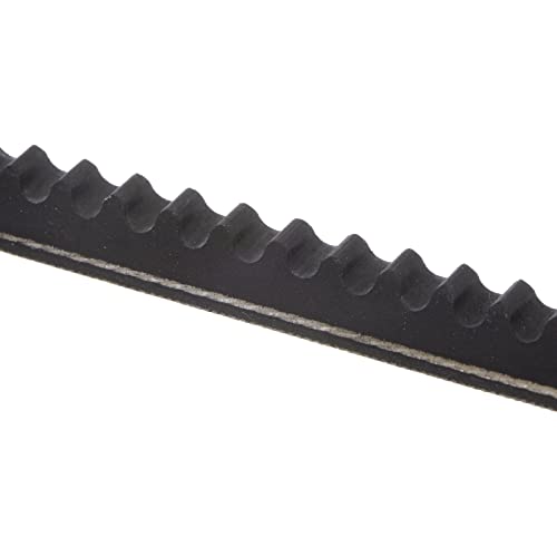 HARFINGTON 2pcs AV10 Cogged V-Belts 620mm Inner Girth 10mm Width 8mm Thick Rubber Drive Belt for Power Transmission