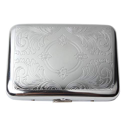 BOHONG RFID Blocking Credit Card Holder Metal wallet for Men Women - Stylish Travel Wallet - Best protection for Bank Debit, ID, ATM, Cards against Scanning Criminals