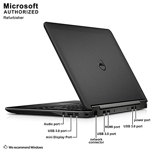 Dell Latitude E7240 Ultrabook PC - Intel Core i5-4300U 1.9GHz 8GB 128GB SSD Windows 10 Professional (Renewed)