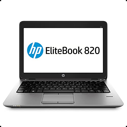 HP EliteBook 820 G2 12.5 Inch Laptop , Intel Core i7 5600U up to 3.2GHz, 16G DDR3L, 500G, WiFi, BT 4.0, VGA, DP, USB 3.0, Win 10 64 Bit-Multi-Language, English/Spanish/French(CI7)(Renewed)