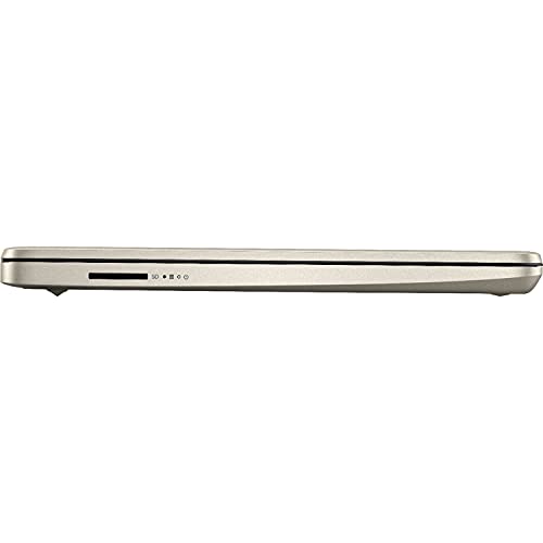 2022 HP Premium 14-inch HD Thin and Light Laptop, Intel Dual-Core Processor, 16GB RAM, 64GB Storage, Long Battery Life, Webcam, Bluetooth, HDMI, Wi-Fi, Pale Gold, Windows 10 (Renewed)