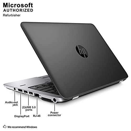 HP EliteBook 820 G2 12.5 Inch Laptop , Intel Core i7 5600U up to 3.2GHz, 16G DDR3L, 500G, WiFi, BT 4.0, VGA, DP, USB 3.0, Win 10 64 Bit-Multi-Language, English/Spanish/French(CI7)(Renewed)