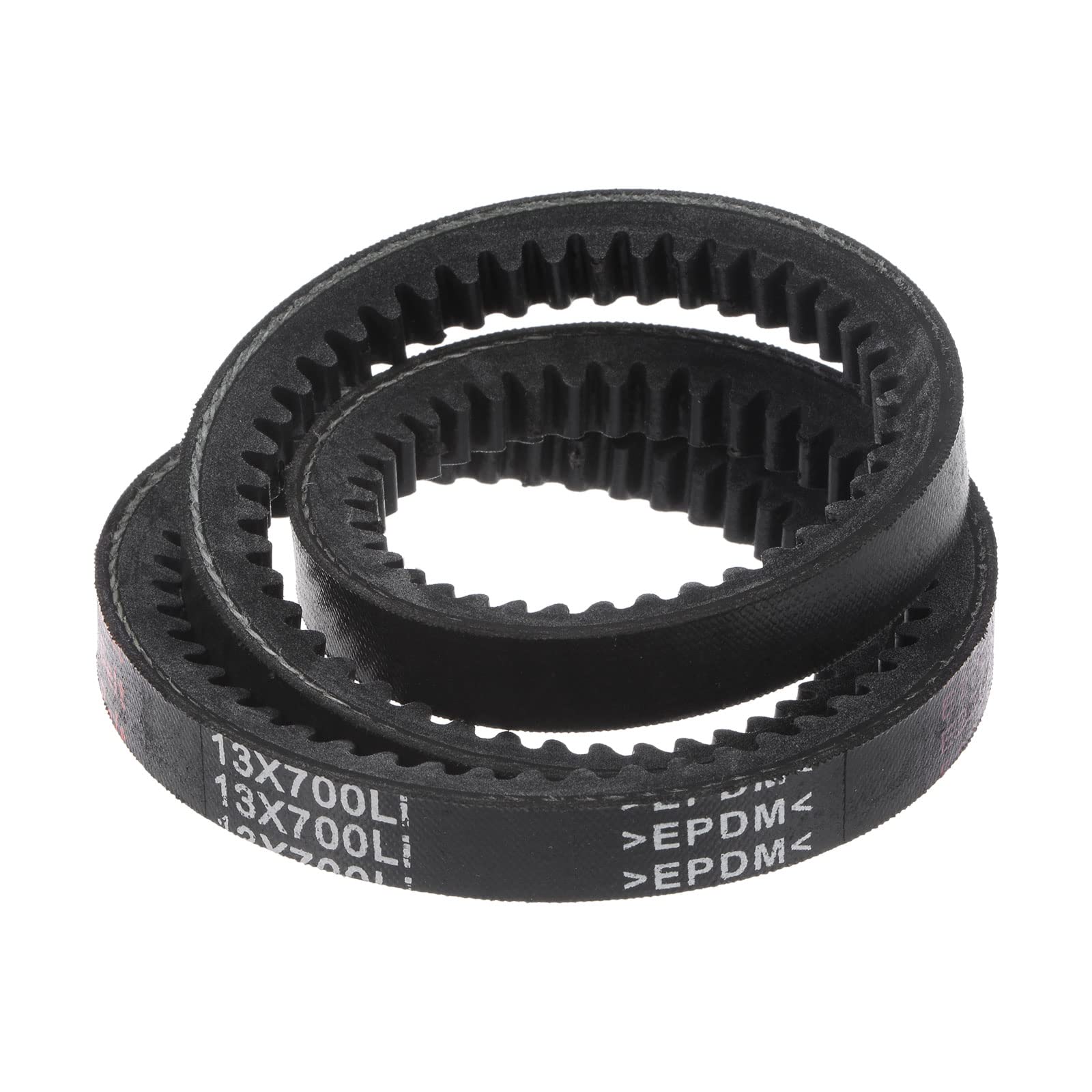 HARFINGTON 13x700 Cogged V-Belts AX Section Drive Raw Edge Belt 700mm Inner Girth 13mm Width 8mm Thickness EPDM for Power Transmission