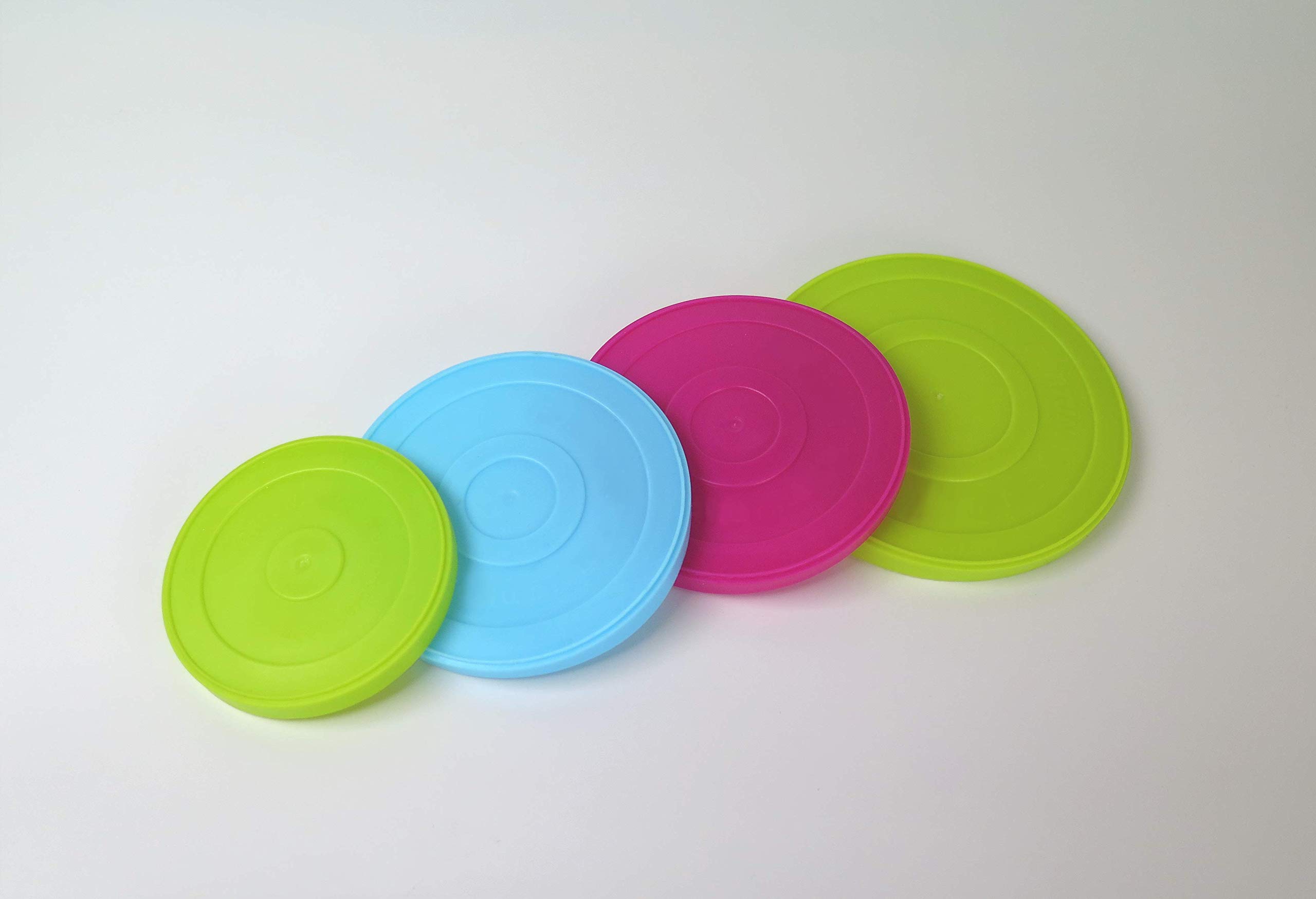 Tredoni 4 Plastic Tin Can Lid/Cover, Jar Sealer Storage Cap - 3 Sizes Set (4 Pieces), Multicolor