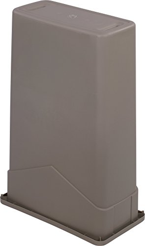 Carlisle FoodService Products 34202306 TrimLine Polyethylene Waste Container, 23 Gallon Capacity, 20" Length x 11" Width x 29.88" Height, Beige (Case of 4)