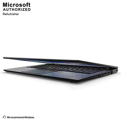 Lenovo ThinkPad T460s 14inch Notebook Intel Core I7-6600U up to 3.4G,Webcam,1920x1080,12G DDR4,256G SSD,USB 3.0,HDMI,Win 10 Pro 64 Bit,Multi-Language Support English, Spanish (Renewed)
