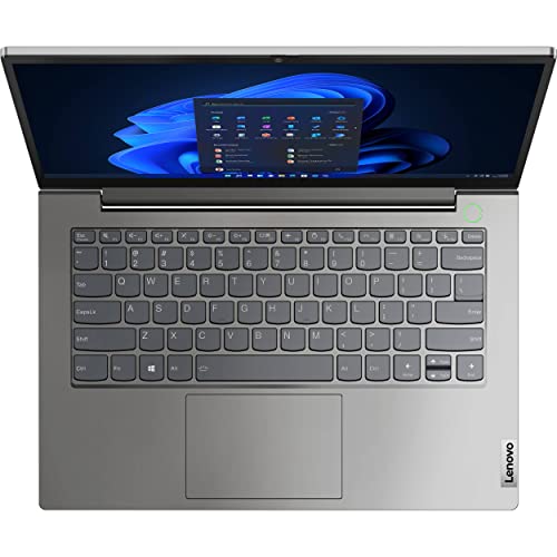 Lenovo Latest ThinkBook 14 Gen 4, 12th Gen Intel i7-1255U, 14.0" FHD (1920 x 1080) IPS, Anti-Glare, Touchscreen, 512GB SSD, 16GB DDR4 RAM, Thunderbolt 4, Warranty, Win 11 Pro - Mineral Grey