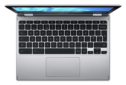 Acer Spin 311-2H 11.6" 2-in-1 Touchscreen Chromebook (Intel 4-Core Celeron N4000, 64GB eMMC, 4GB RAM, Stylus, Webcam, IPS) Flip Convertible Home & Education Laptop, IST Computers Pen, Chrome OS