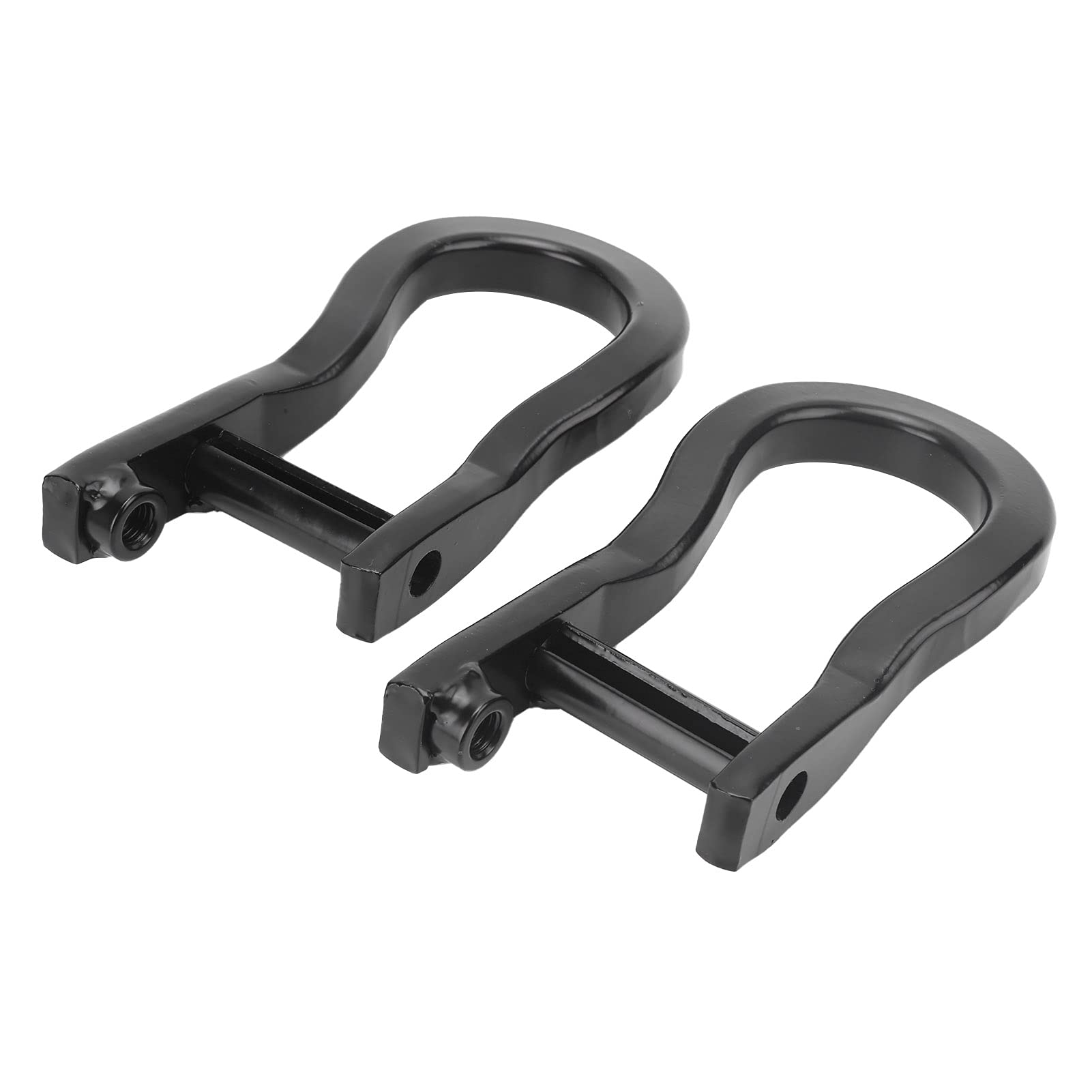 Front Tow Hook, Pair Front Tow Hooks Black Heavy Duty Bow Shackles 84072463 Compatible with 23236699 19159115