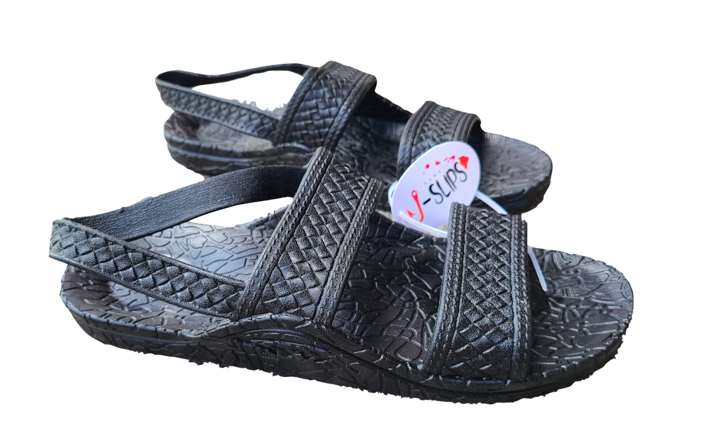New Adventure Orthopedic J-Slips Hawaiian Jesus Sandals with arch, deep footbed, and backstraps Lava W7
