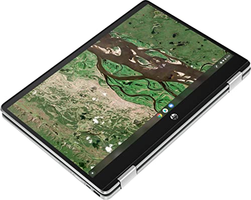 HP X360 2 in 1 Convertible Laptop 14" Touch-Screen HD Chromebook, Intel Celeron N4500, 4GB Memory, 32GB eMMC Storage, USB Type C, WiFi, Webcam, Bluetooth, Chrome OS, TiTac Card
