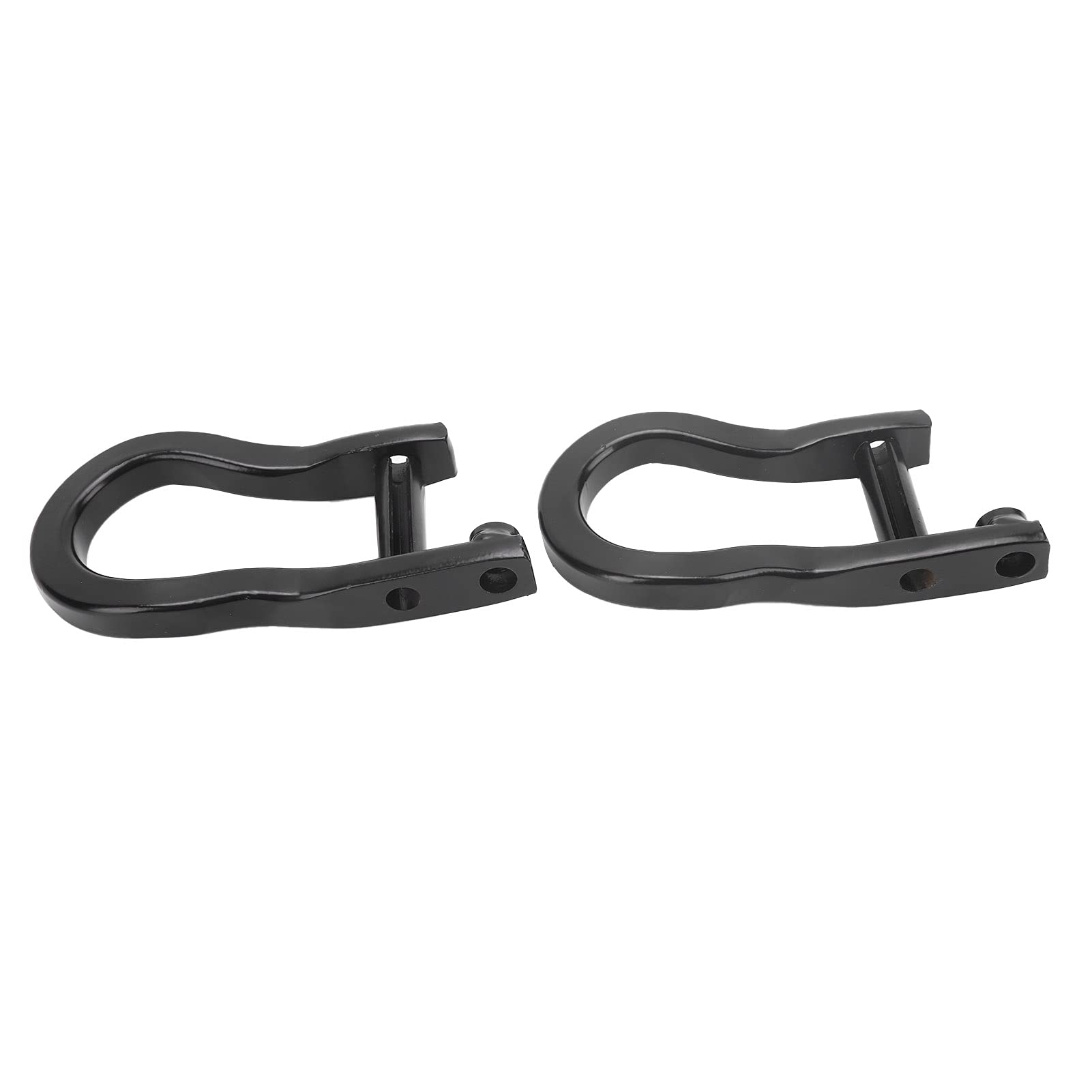 Front Tow Hook, Pair Front Tow Hooks Black Heavy Duty Bow Shackles 84072463 Compatible with 23236699 19159115