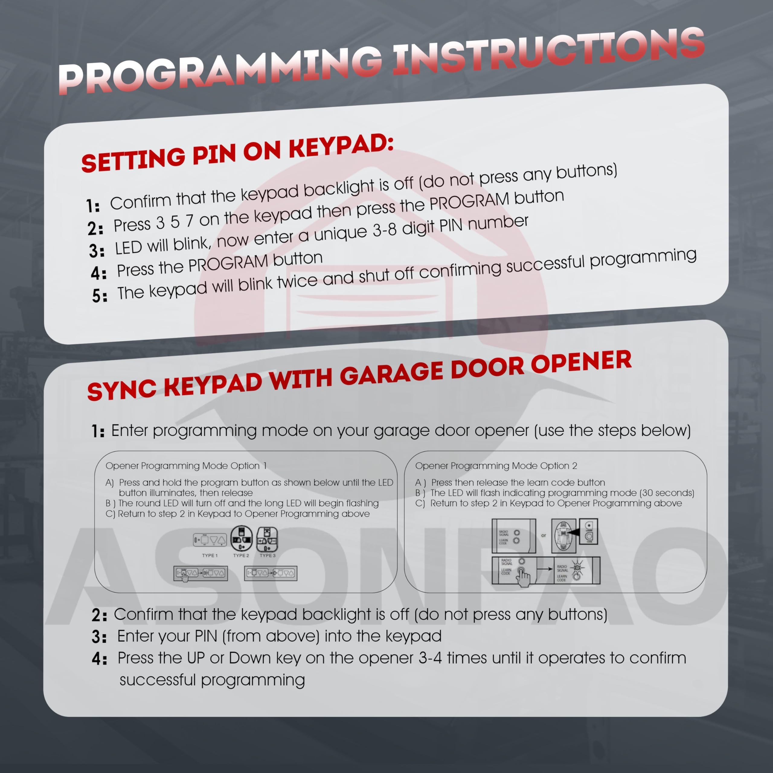 Genie Garage Door Opener Replacement Set: 1 GK-BX Keypad + 2 G3T-BX Remotes, 315/390MHZ Auto-Seek, 3-Year Warranty, Compatible with 1995-Present Models