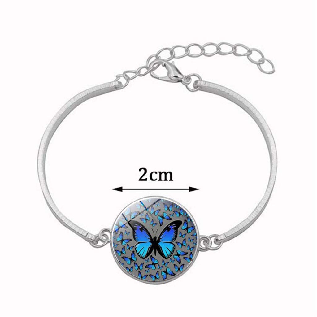 π AIUSD Clearance π, Vintage Metal Print Butterfly Set Necklace Bracelet Earrings Ladies Jewelry