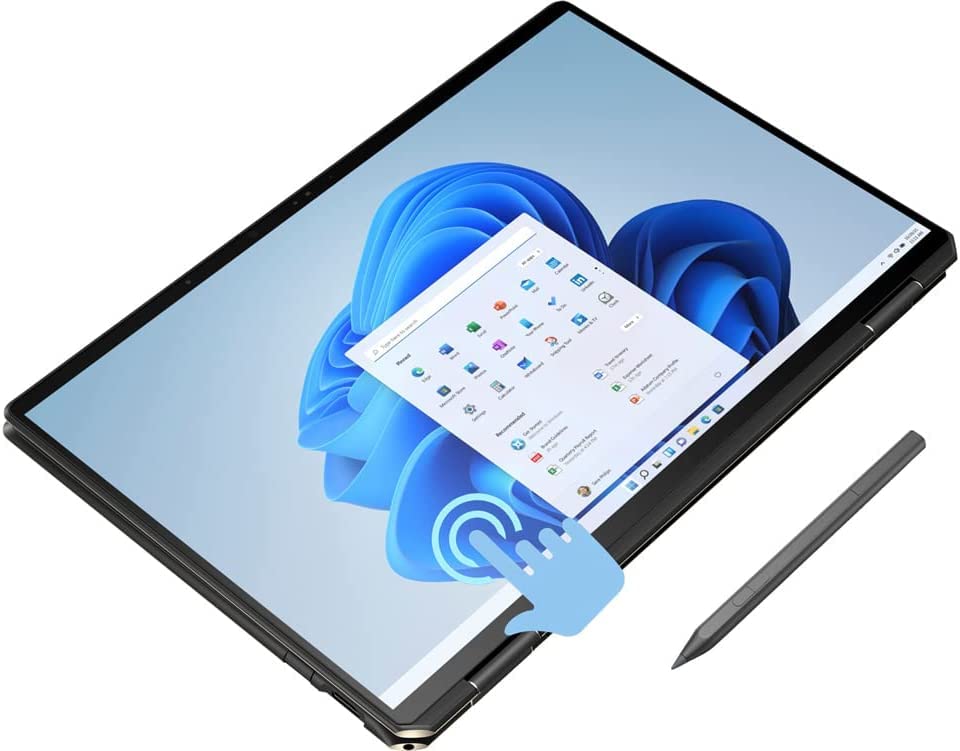 OMMOTECH Support NEWHP Spectre x360 2-in-1 Laptop, 16” 3K+ Touchscreen, 11th i7-11390H (up to 5.0 GHz, 4-Core), 16GB RAM, 1TB, HDMI Webcam Fingerprint WiFi6 Bluetooth Win11H,……
