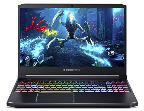 Acer Predator Helios 300 Gaming Laptop PC, 15.6" Full HD 144Hz 3ms IPS Display, Intel i7-9750H, GeForce RTX 2060 with 6GB, 16GB DDR4, 512GB PCIe NVMe SSD, RGB Keyboard, PH315-52-72EV