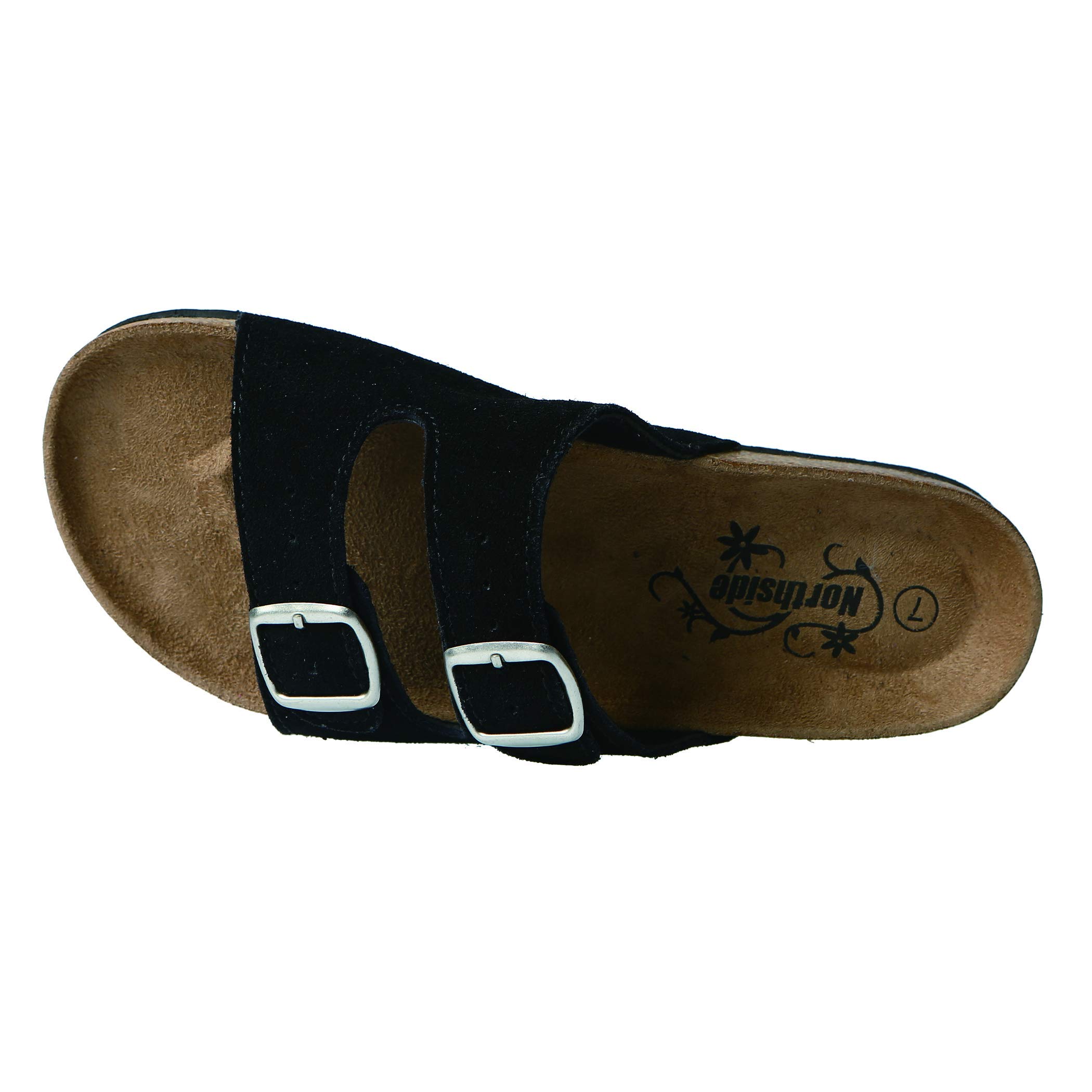 Northside Women's Mariani Slide Sandal, Black, 9