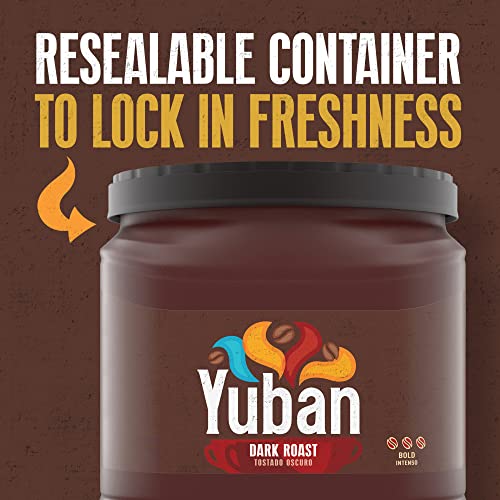 Yuban Dark Roast Bold Ground Coffee, 25.3 oz Canister