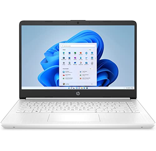 2022 Newest HP Stream 14" HD Display, Intel Celeron N4120 Processor, 4GB Memory - 64GB eMMC ,WiFi ,Bluetooth, Type-C, 802.11AC Snowflake White (Renewed)