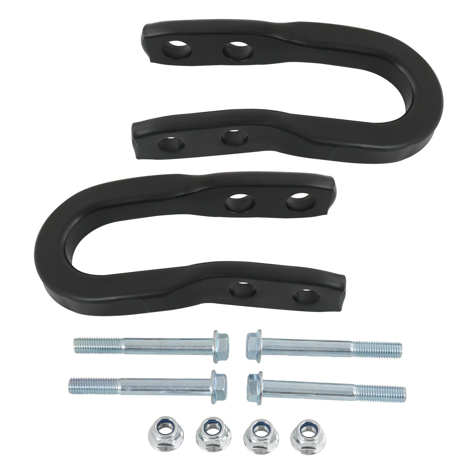 JDMSPEED New Recovery Hooks Tow Hooks Black Set 23253074 Replacement For Colorado GMC Canyon 2015-2019