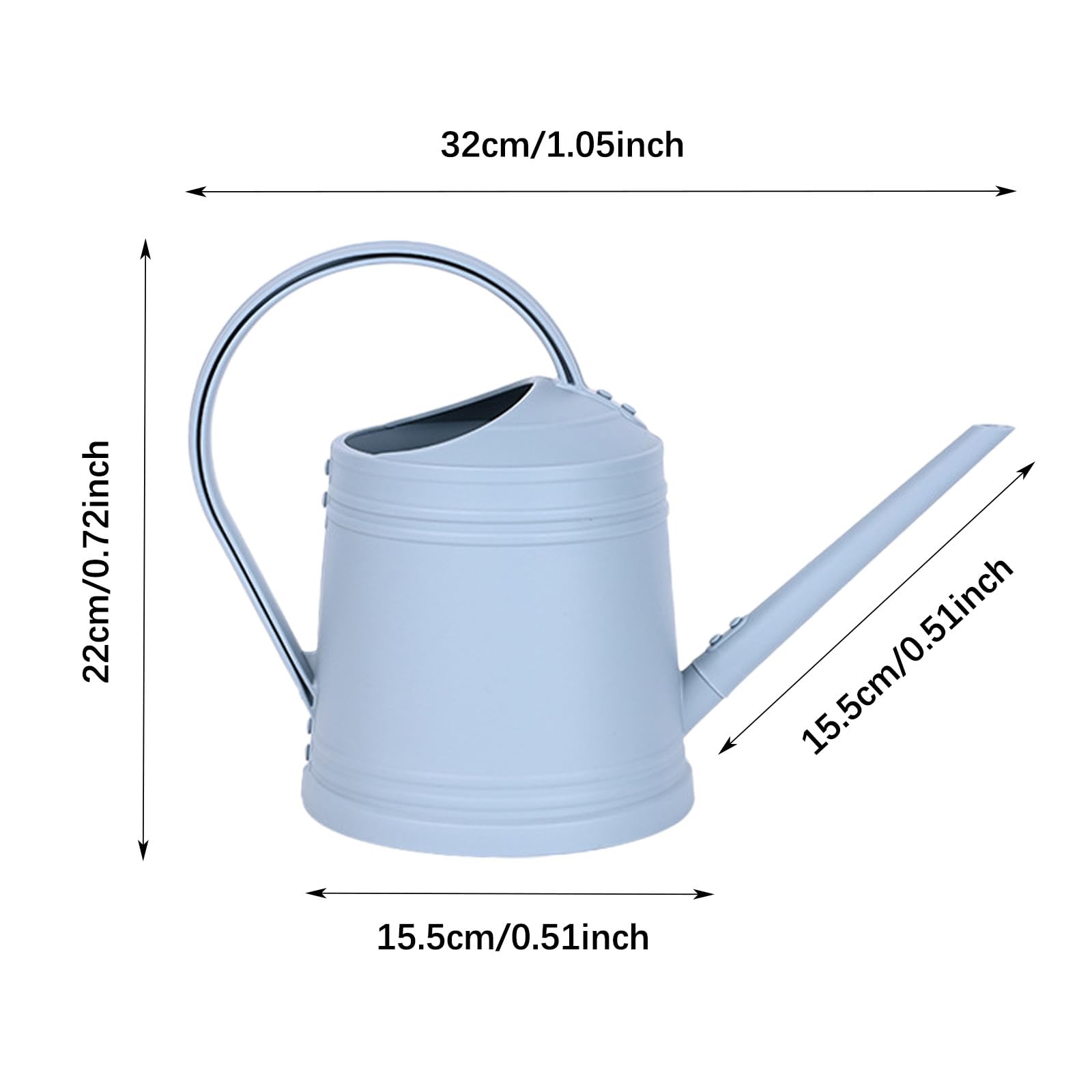 Watering Can Indoor Plants 1.8L Imitation Tin Long Spout Watering Cans Home Balcony Portable Watering Cans Large Capacity Gardening Tools