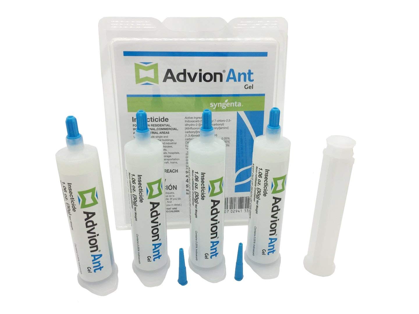 Advion Ant Gel Bait, (Case Pack) 100 Tubes x 30-Grams, Effective Ant Bait, Formulated with 0.05% Indoxacarb, Indoor and Outdoor Use, Ant Killer Gel for Control of Most Major Ant Species