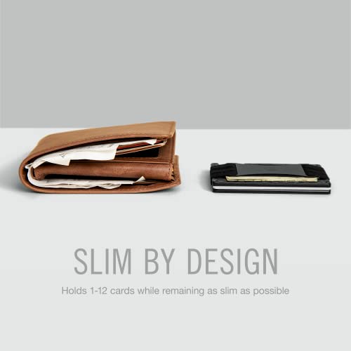 Ridge Wallets for Men - Slim Minimalist Wallet For Men, Front Pocket Wallets for Men, RFID Wallet For Men - Card Holder Wallet (Matte Olive)