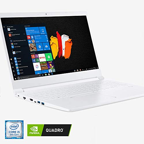 Acer ConceptD 3 Pro CN315-71P-58N0 Creator Laptop, Intel i5-9300H, NVIDIA Quadro T1000, NVIDIA Studio, 15.6" FHD IPS, 100% DCI-P3 Color Gamut, Pantone Validated, Delta E<2, 16GB DDR4, 512GB NVMe SSD