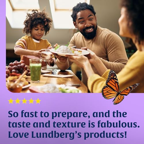 Lundberg Jasmine Rice, Long Grain White Rice - Non-Sticky, Fluffy Aromatic Rice, Sustainably Grown in California, Regenerative Organic Certified, 8 Oz