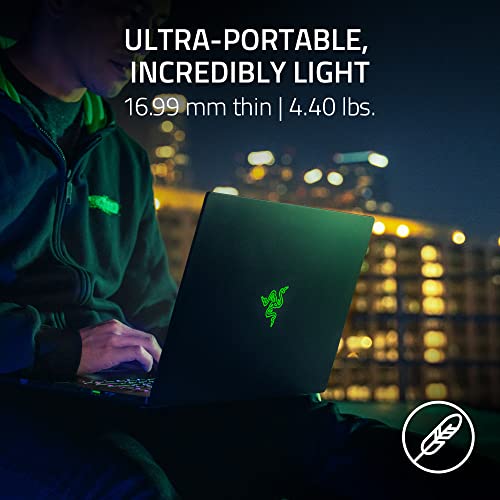Razer Blade 15 Gaming Laptop: NVIDIA GeForce RTX 4070-13th Gen Intel 14-Core i7 CPU - 15.6โ QHD OLED 240Hz - 16GB DDR5 RAM, 1TB PCIe SSD - Windows 11 - CNC Aluminum - Chroma RGB - Thunderbolt 4