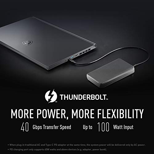 MSI Stealth 15M Gaming Laptop: 15.6" 144Hz FHD 1080p Display, Intel Core i7-11375H, NVIDIA GeForce RTX 3060, 16GB, 512GB SSD, Thunderbolt 4, WiFi 6, Win10, Carbon Gray (A11UEK-009)