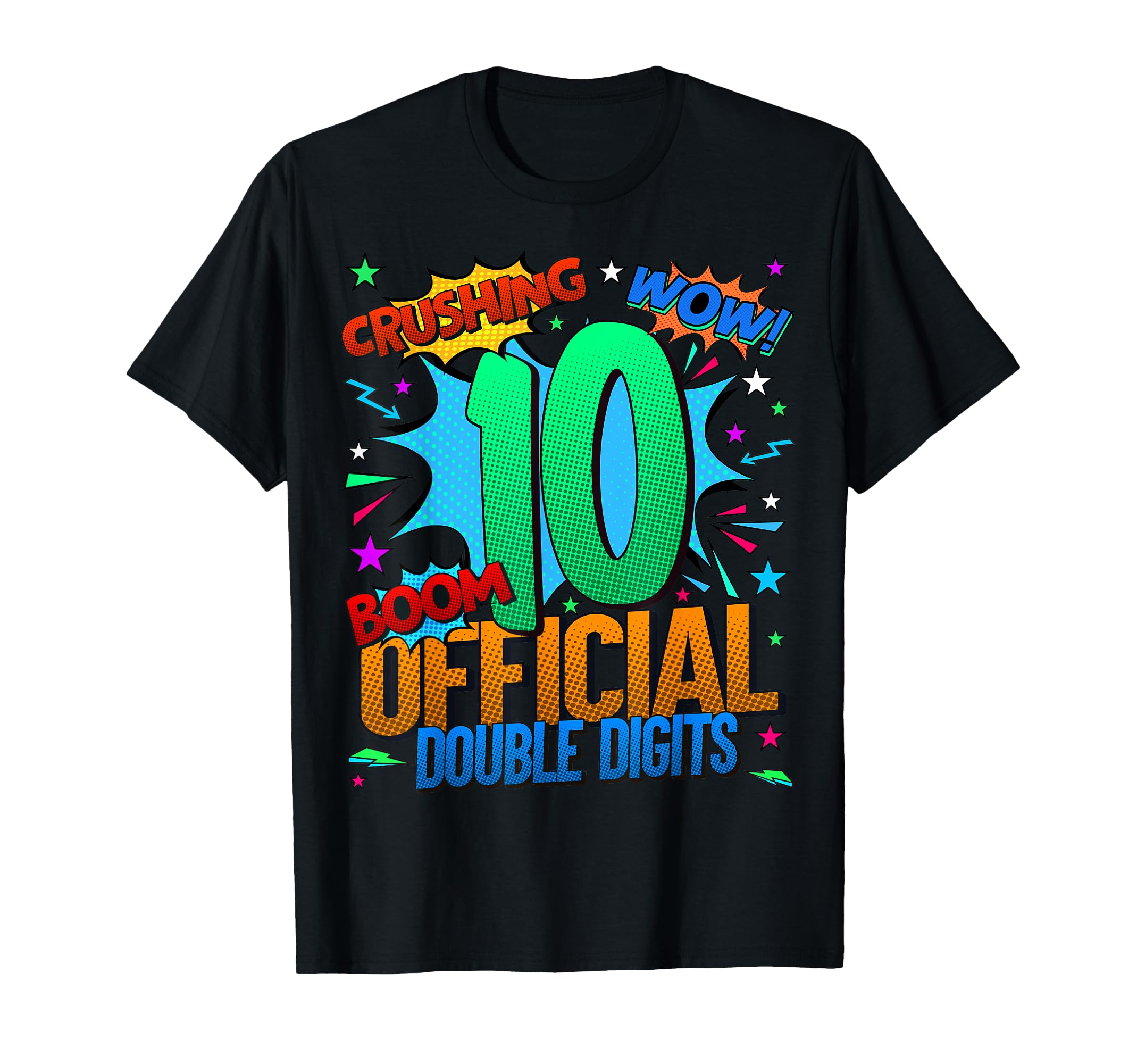 Official Double Digits 10th Birthday Awesome Since 2013 T-Shirt