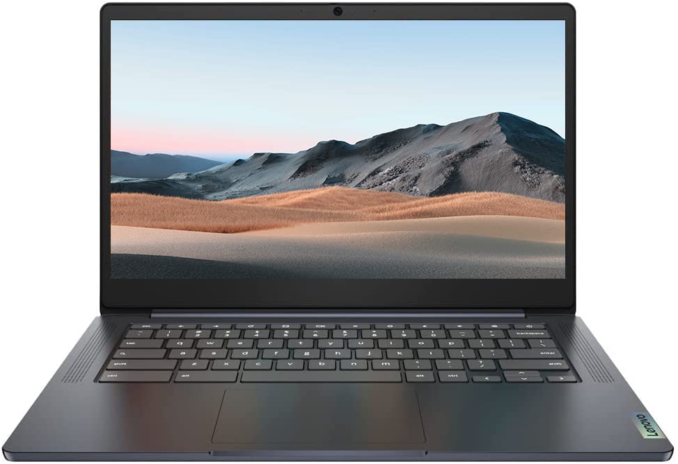Lenovo 14" Chromebook Laptop (Latest Model), MediaTek 8-Core Processor, 4GB LPDDR4X RAM, 64GB eMMC, Wi-Fi, Webcam, USB-C, Long Battery Life, NLY MP, Abyss Blue, Chrome OS