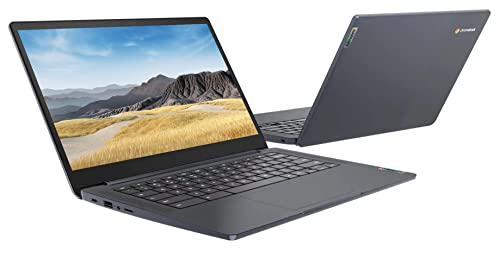 Lenovo 14" Chromebook Laptop (Latest Model), MediaTek 8-Core Processor, 4GB LPDDR4X RAM, 64GB eMMC, Wi-Fi, Webcam, USB-C, Long Battery Life, NLY MP, Abyss Blue, Chrome OS