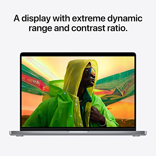Apple 2021 MacBook Pro (14-inch, M1 Pro chip with 10‑core CPU and 16‑core GPU, 16GB RAM, 1TB SSD) - Space Gray