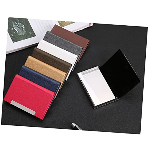 Tofficu 2pcs Name Holder Stainless Steel Case Holder for Business