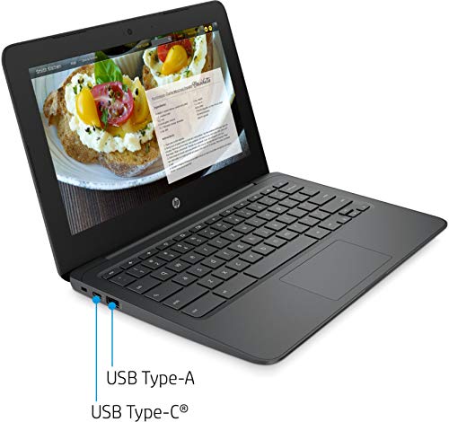 HP Newest Flagship Chromebook, 11.6" HD (1366 x 768) Display, Intel Celeron Processor N3350, 4GB LPDDR2, 32GB eMMC, Chrome OS, HD Graphics 500, 11A-NB0013DX, Ash Gray