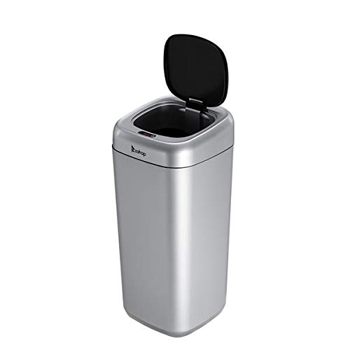 Zokop 35L Smart Motion Sensor Automatic Trash Can Waste Bin Silver