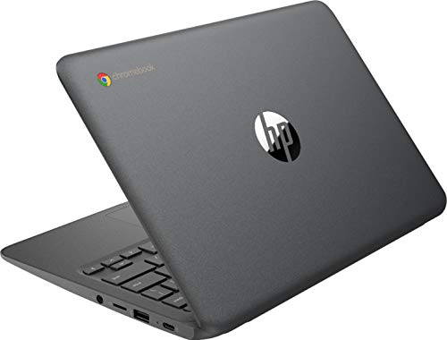 HP Newest Flagship Chromebook, 11.6" HD (1366 x 768) Display, Intel Celeron Processor N3350, 4GB LPDDR2, 32GB eMMC, Chrome OS, HD Graphics 500, 11A-NB0013DX, Ash Gray