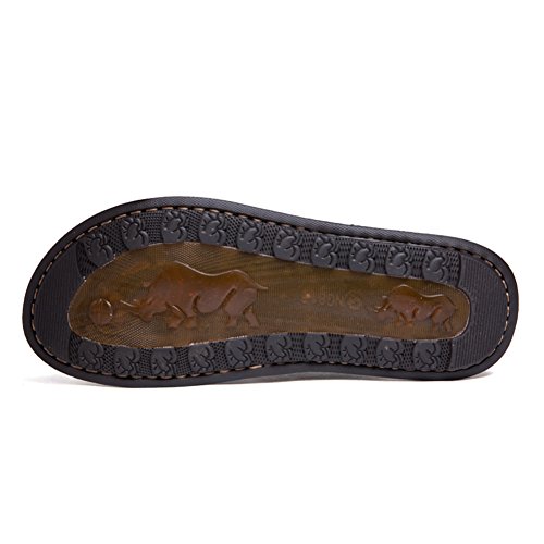 IGxx Flip Flops Thong Sandals for Men Women Casual Solid Slippers Outdoor Slides for Summer Beach Black
