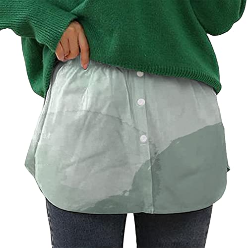 DUOWEI Women Ruched Ruffle Skirt Solid Stretch Pleated Sexy Mini Skirt Tennis Skirt for Girls W Pleated Tennis Skirts for Women Green