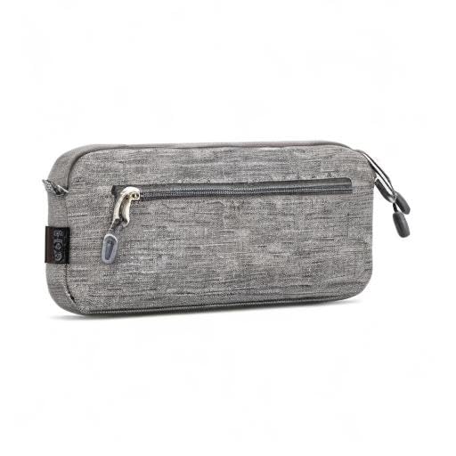 sisma Switch Case Compatible with Nintendo Switch or Switch Lite, Lightweight Soft Travel Carrying Case Storage Pouch Protective Cover, Grey
