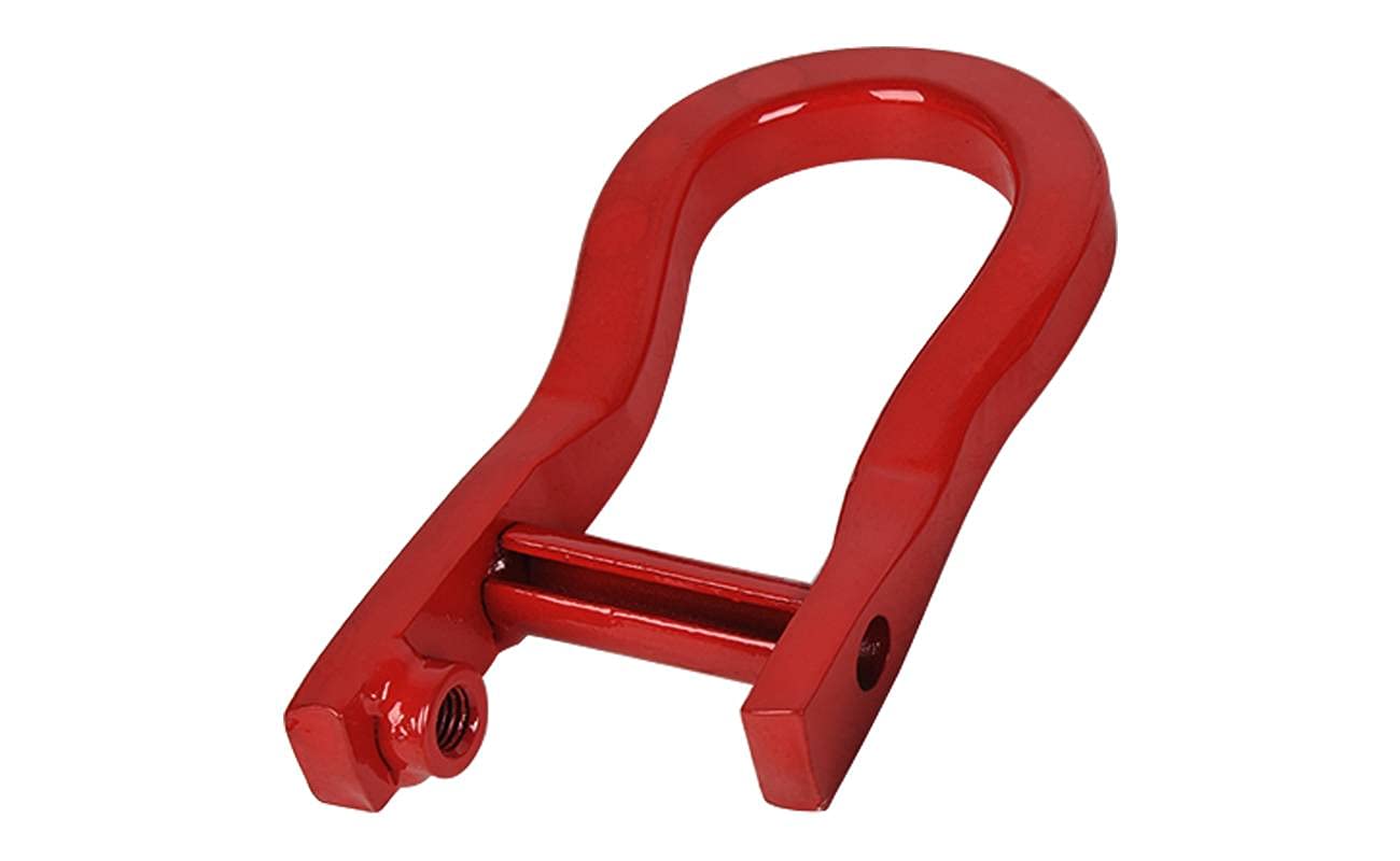 TOPAZ 84192871 2PCS Red Tow Hooks Compatible with 2007-2019 Chevy Silverado GMC Sierra 1500