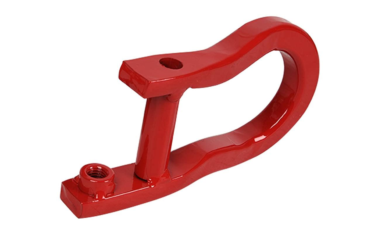 TOPAZ 84192871 2PCS Red Tow Hooks Compatible with 2007-2019 Chevy Silverado GMC Sierra 1500