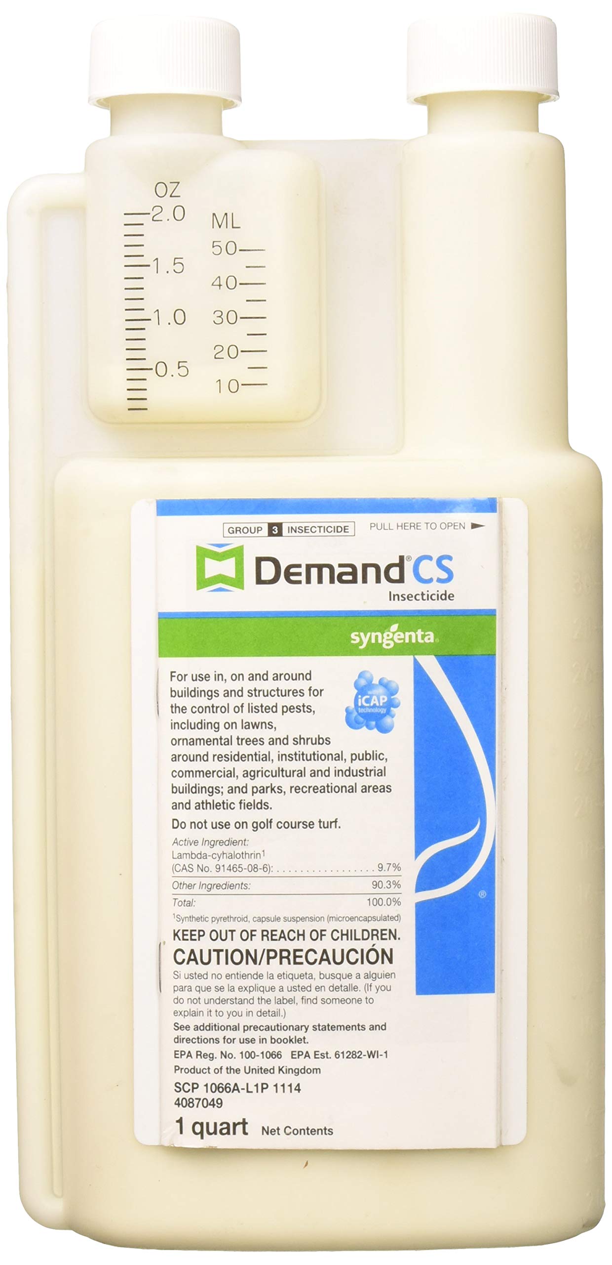 Syngenta Demand CS 32oz Insecticide + Syngenta 33916 Archer Growth Regulator