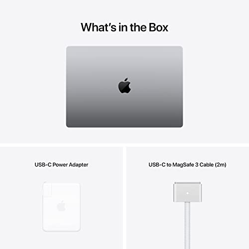Apple 2021 MacBook Pro (16.2-inch, M1 Pro chip with 10‑core CPU and 16‑core GPU, 16GB RAM, 512GB SSD) - Space Gray