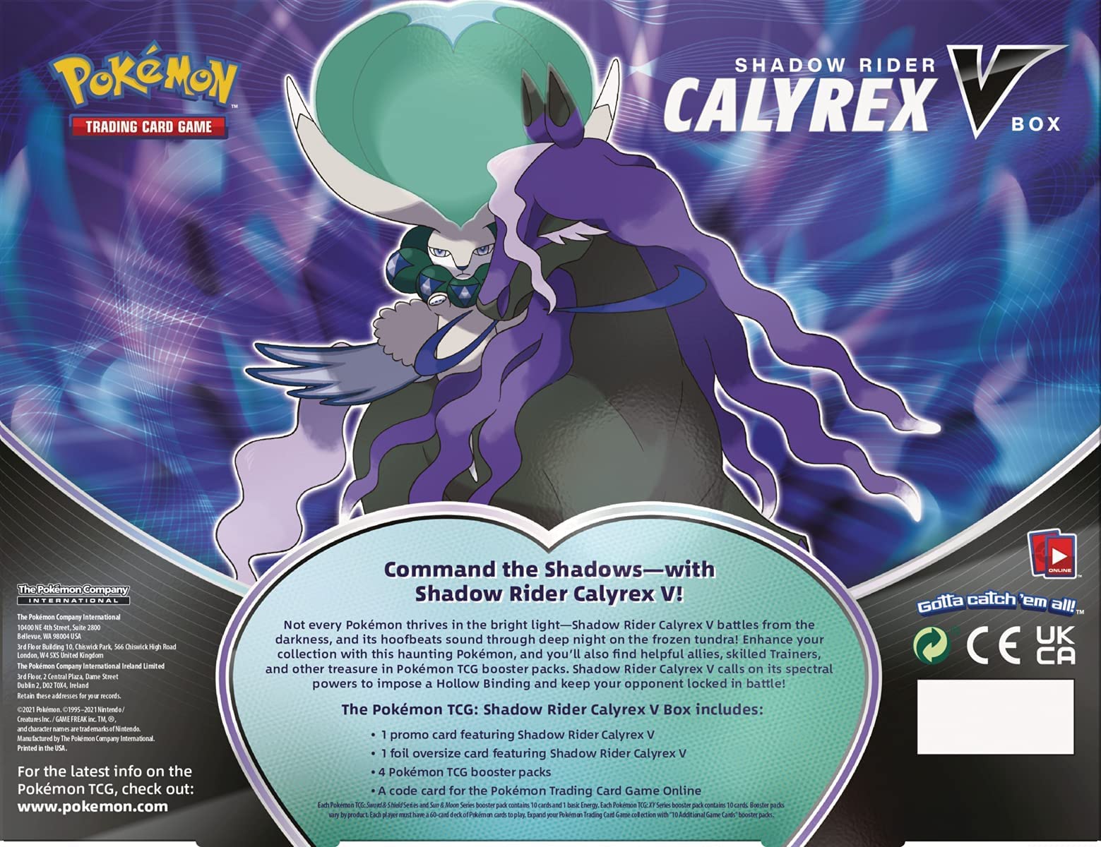 Pokemon TCG: Calyrex V Box
