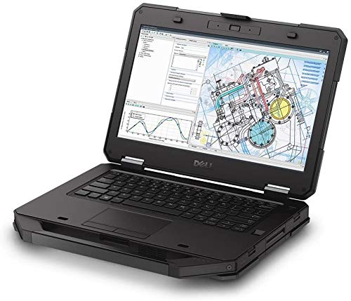 Dell Latitude 5414 Rugged 14 -inch HD, Core i5-6300U 2.4GHz, 16GB RAM, 256GB SSD, Windows 10 Pro 64Bit, CAM, (Renewed)