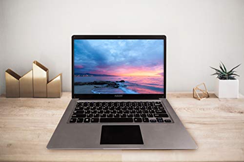 14.1" Full HD Windows Laptop PC (Windows 10, 4GB RAM, Dual Band 5GHz WiFi (2X WiFi Speeds), T90B Pro Model, Lapbook, Intel Quad-Core, USB 3.0, Bluetooth, Laptop Compute (64GB)