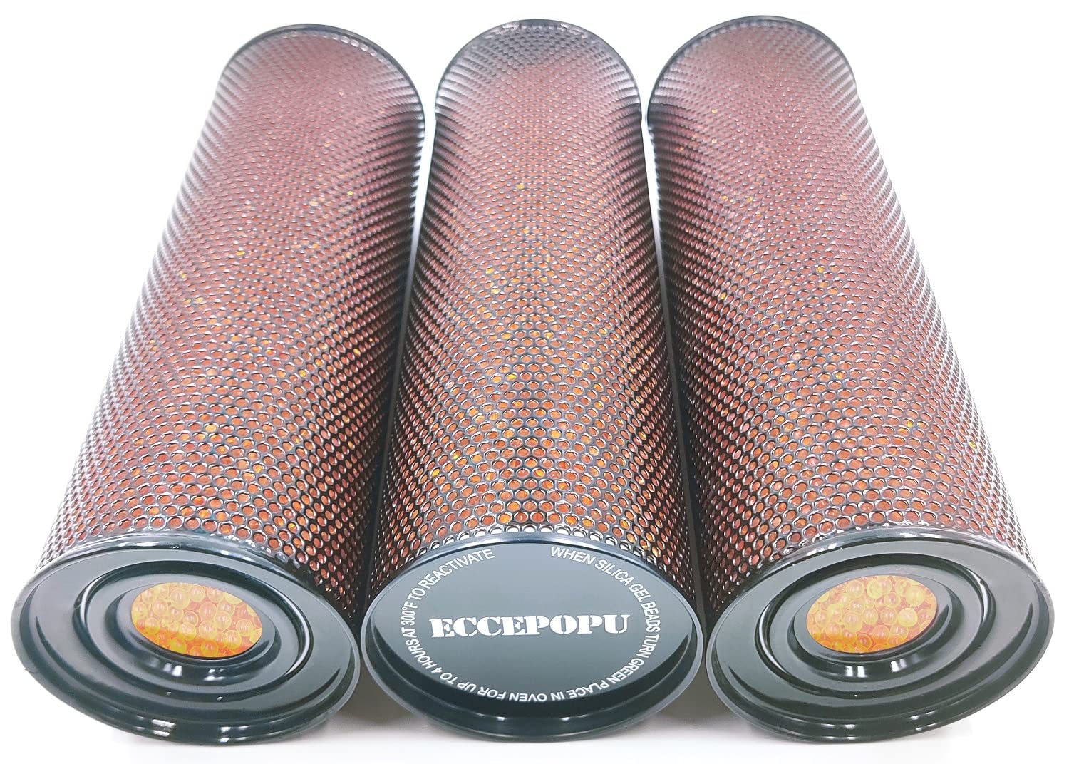 Dehumidifier for Gun Safe, Moisture Absorbers, ECCEPOPU 400g Reusable Desiccant Canister for Safe, Cabinet, Tool Box(3 Units)